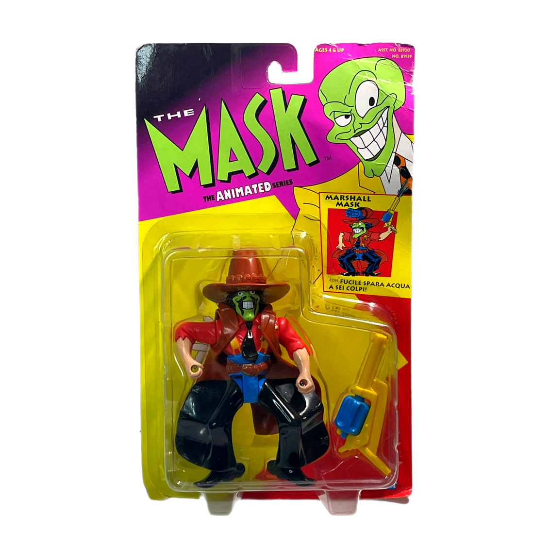 Kenner The Mask The Animated Series Marshall Mask European Exclusive c ...