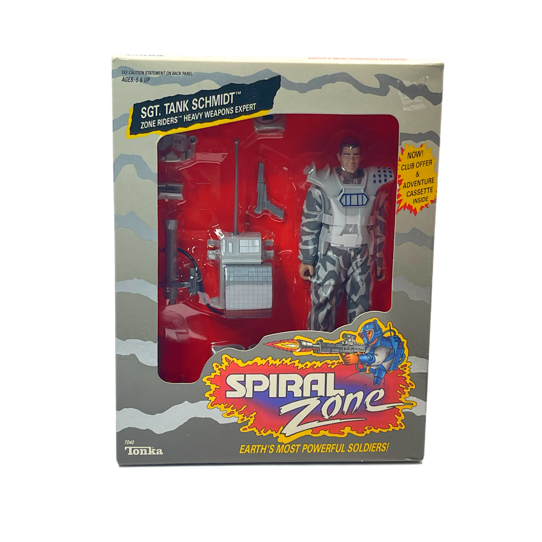 Tonka Spiral Zone Sgt. Tank Schmidt Heavy Weapons Expert vintage actio ...
