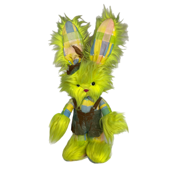 GREEN BUNNY PLUSH – The secret toy society